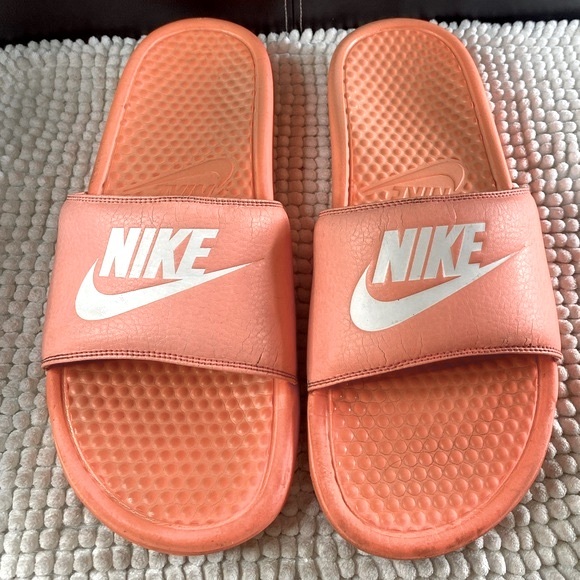 Nike | Shoes | Mens Nike Slides Orange Size 1 | Poshmark